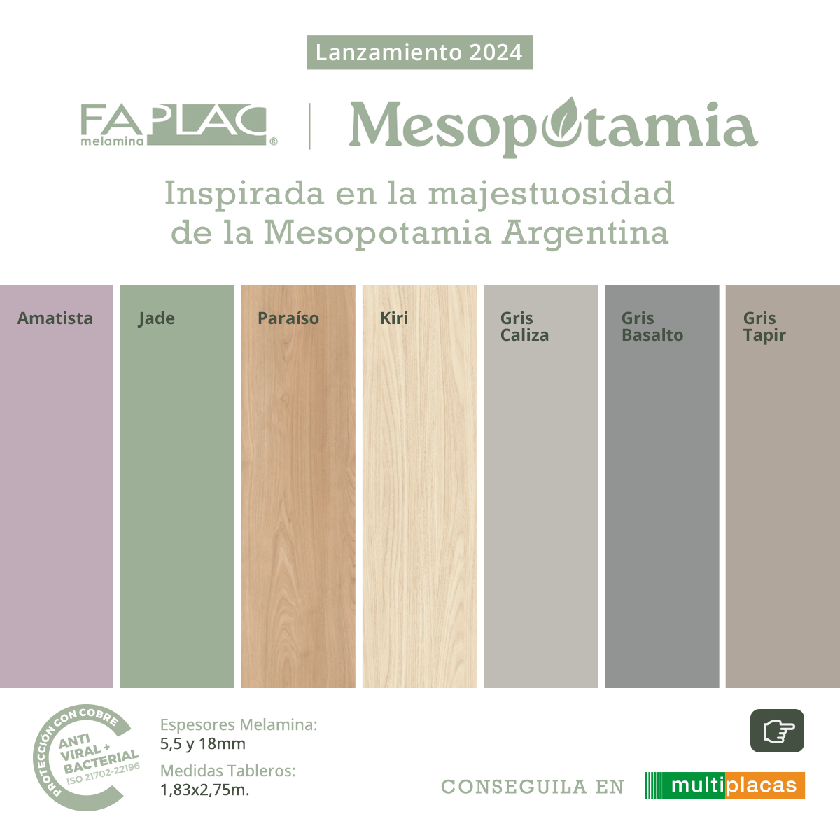 Lanzamiento Linea Mesopotamia - Multiplacas